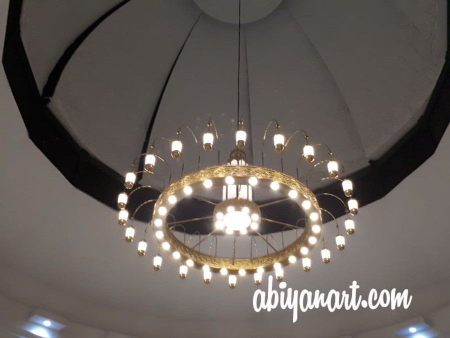 Lampu Hias Gantung Masjid Bisa Custom Desain - Abiyan Art